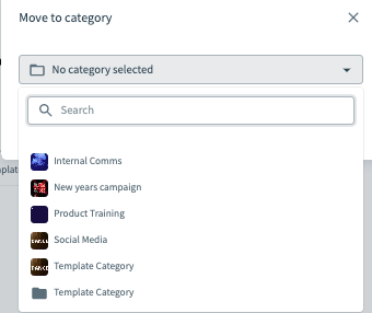 How To Use Template Categories In Studio – Bynder Support