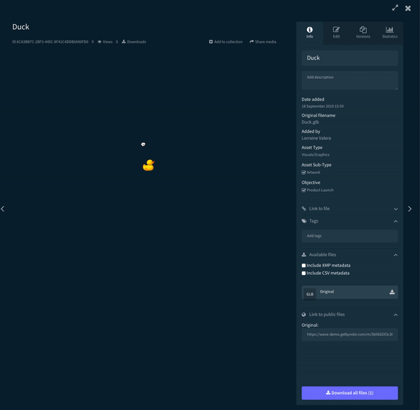 Enable 3D Model Viewer in Asset Bank – Bynder Support
