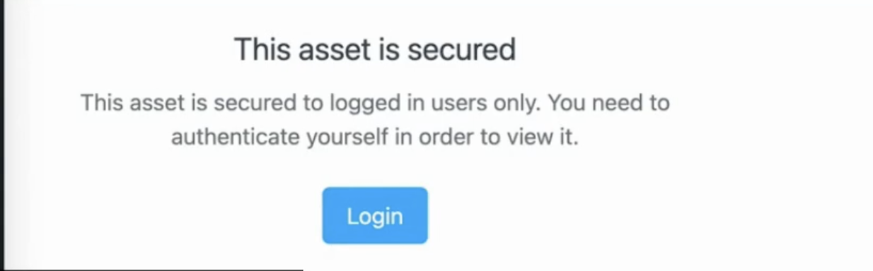 Secure Embedded Assets – Bynder Support
