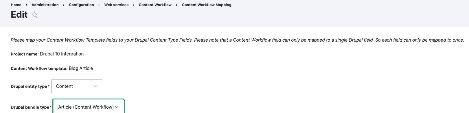 Drupal Integration In Content Workflow Bynder Support