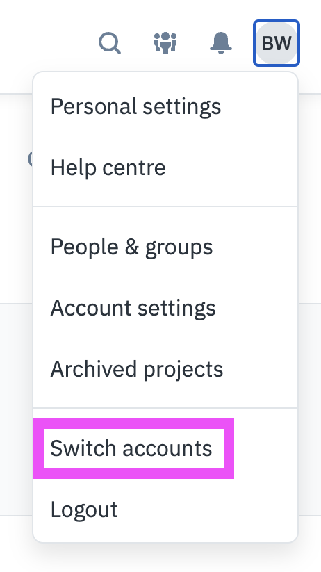 Working with Multiple Content Workflow Accounts – Bynder Support