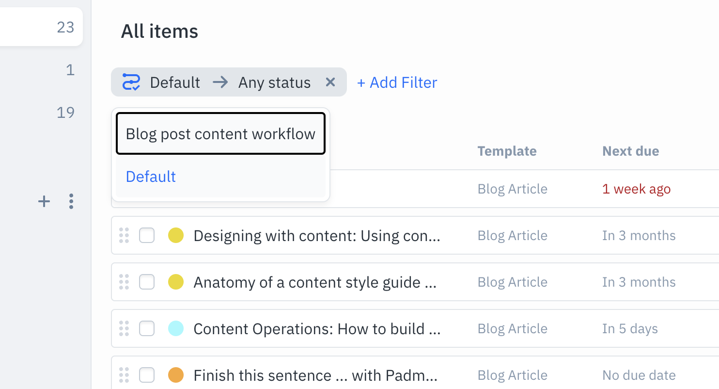 Searching for Projects in Content Workflow – Bynder Support