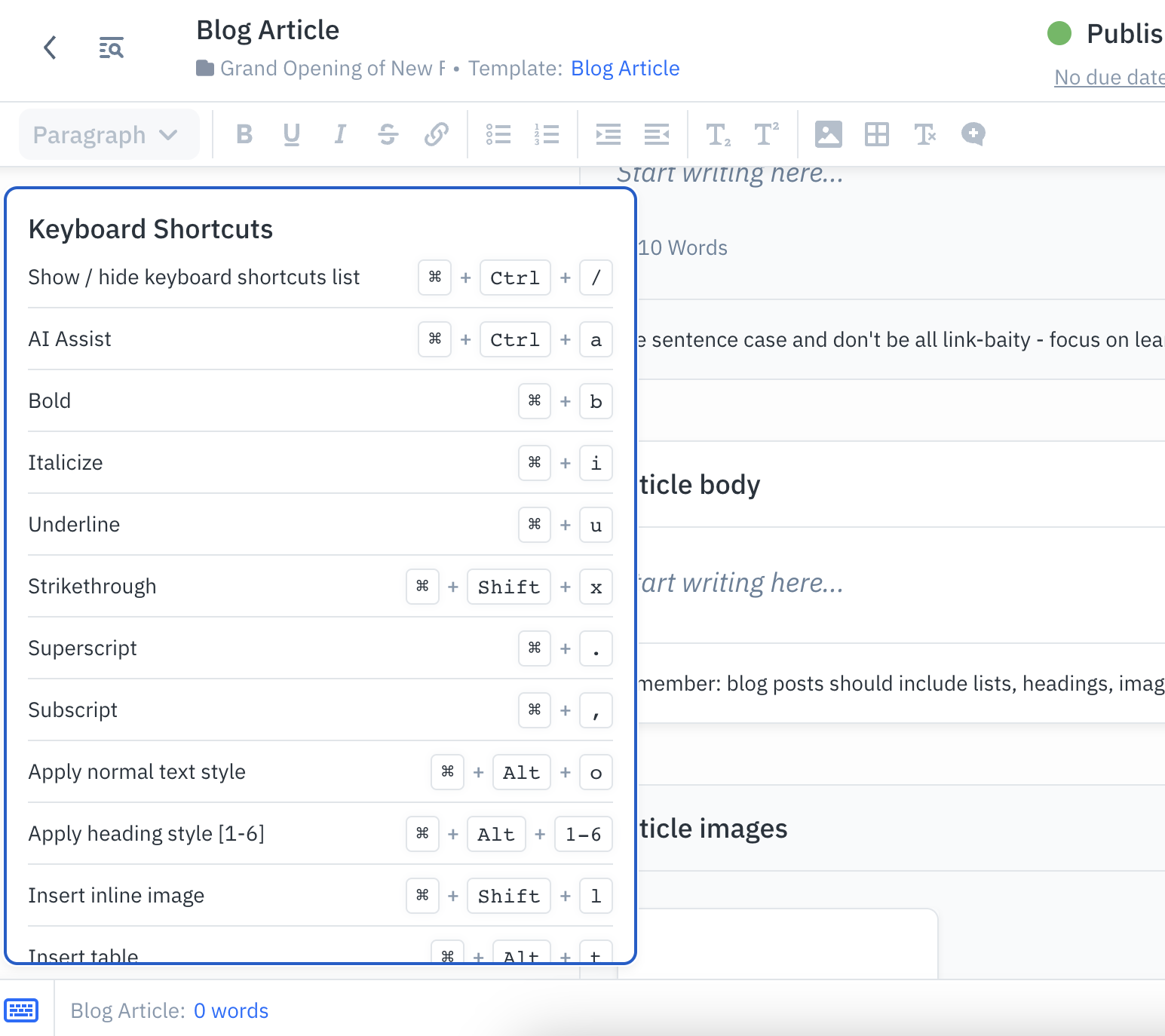Formatting your Items in Content Workflow – Bynder Support