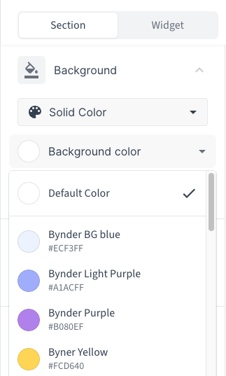 Customize Page Settings in Guides and Landing Pages Background – Bynder ...