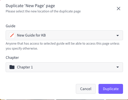 Duplicate Content in Guides and Landing Pages – Bynder Support